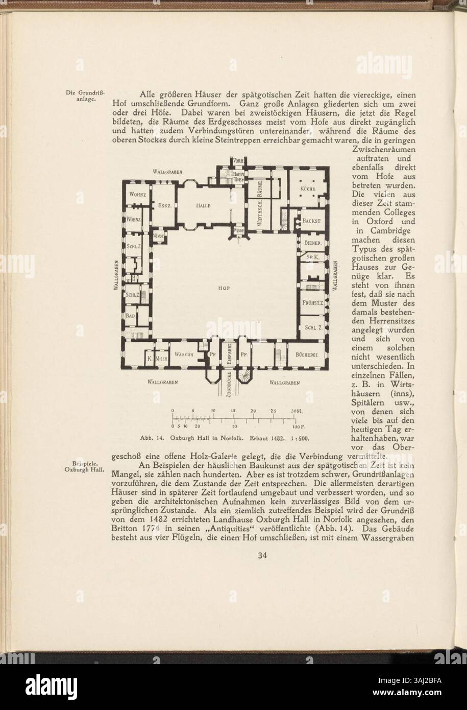 Pages 34-35 of Hermann Muthesius' *Das englische Haus* focus on ...