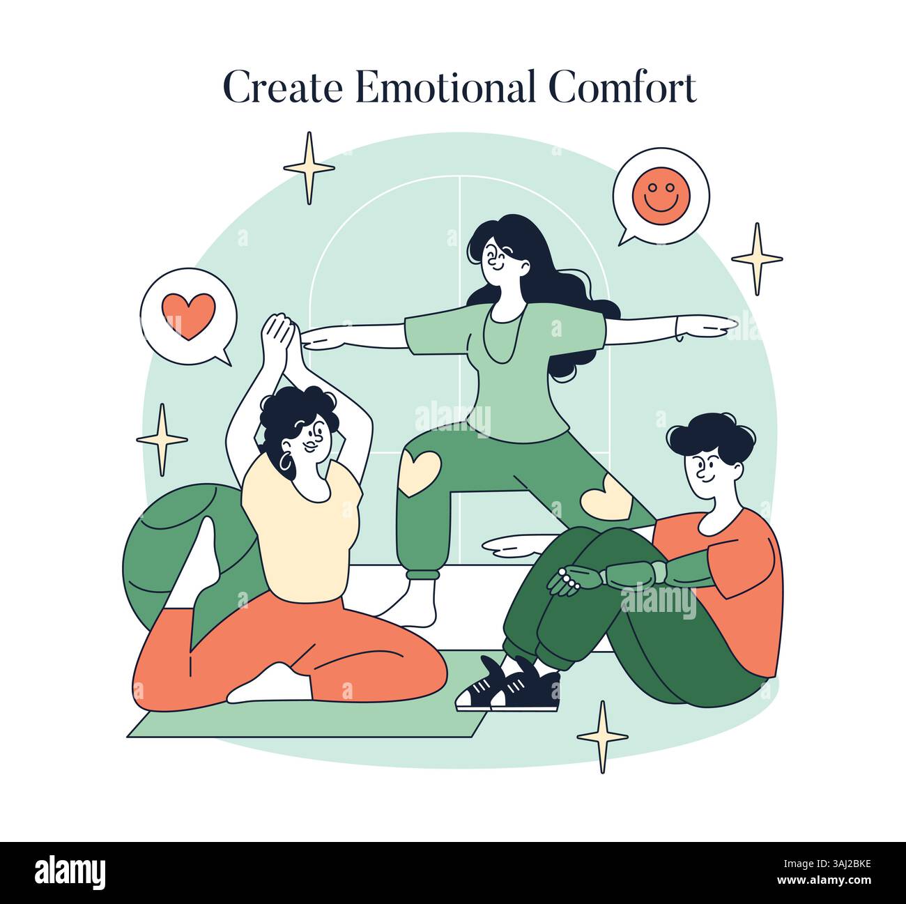 Pilates session focusing on emotional wellness and community support ...