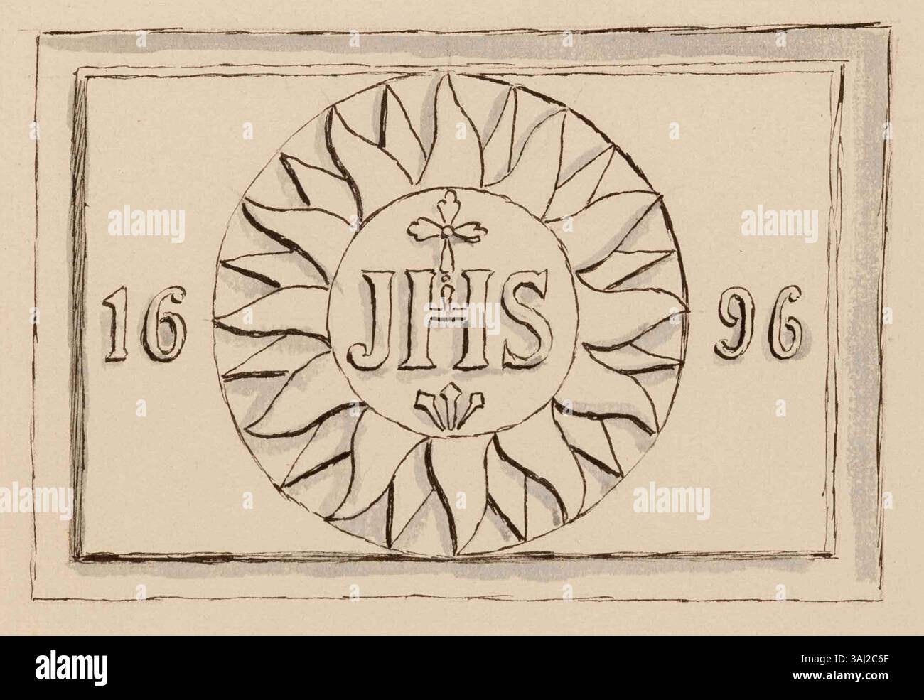 Ihs name of jesus christogram hi-res stock photography and images - Alamy