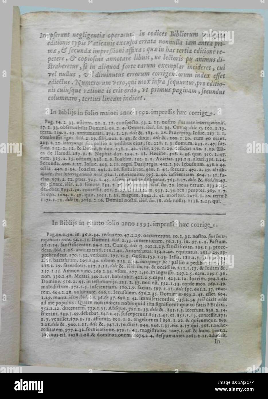 The Sixto-Clementine Vulgate, a Latin Bible edition published in 1598 ...