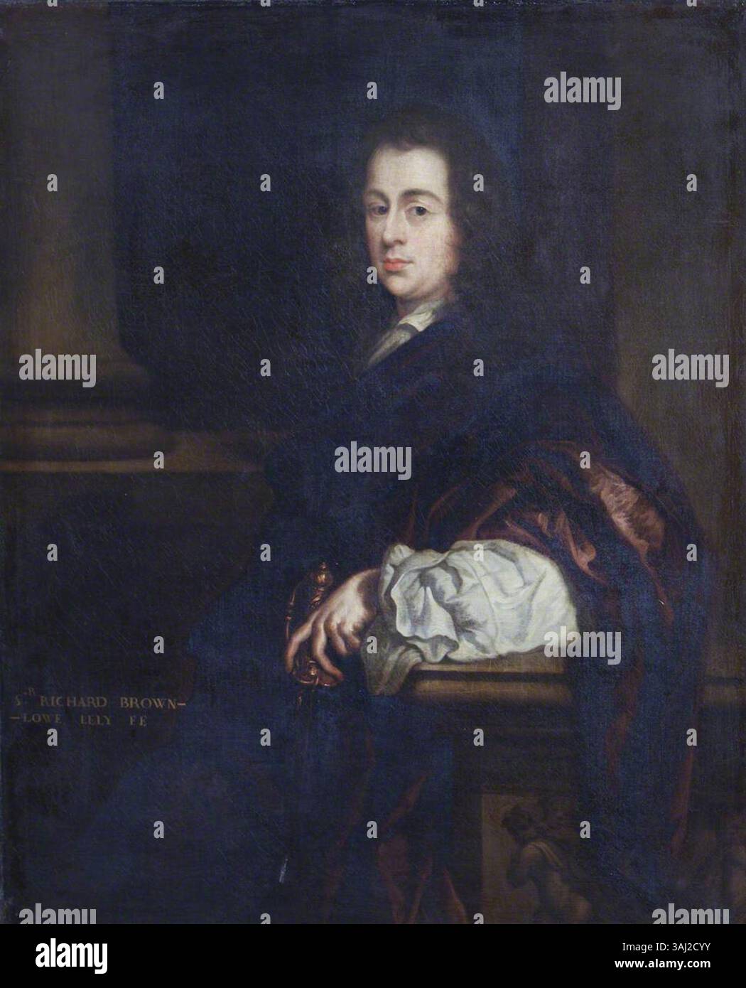 This portrait of Sir Richard Brownlow, 2nd Baronet, painted between ...