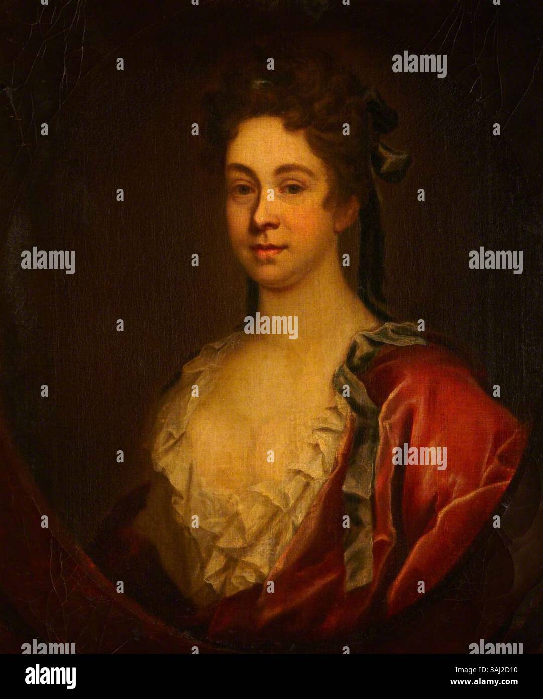 This circa 1700 portrait depicts Elizabeth Best, Lady Eccles. The oil ...