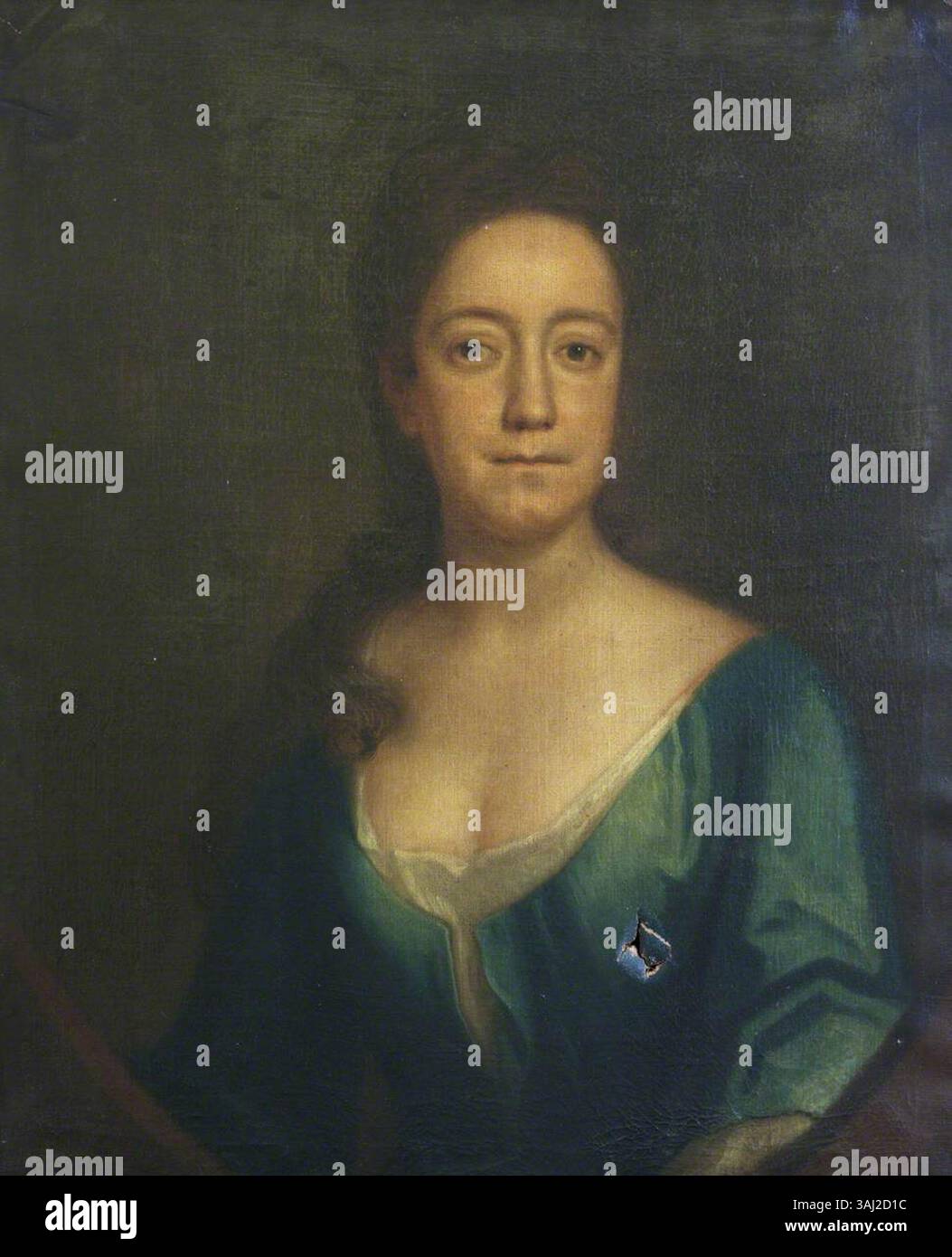 A portrait of Ursula Cust, Mrs. Richard Newton (1684-1757), painted in ...