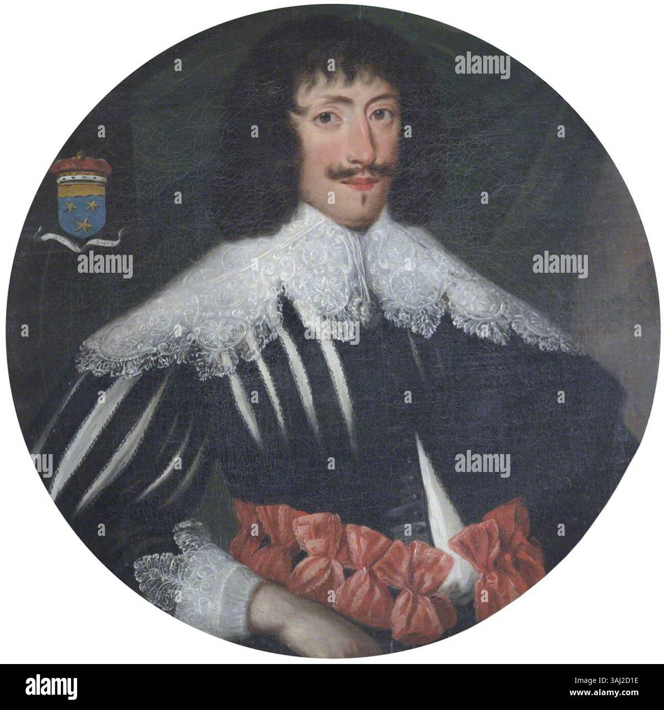 This portrait depicts John Robartes (1606-1685), 2nd Lord Robartes and ...