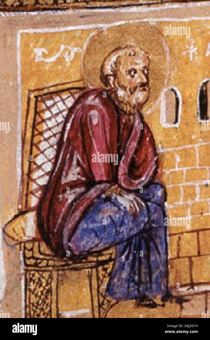 The depiction of Patriarch Ignatius from the 11th-century manuscript ...