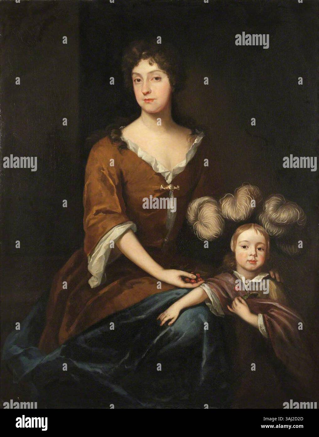 This portrait attributed to Peter Tillemans depicts Mary Liddell, Mrs ...