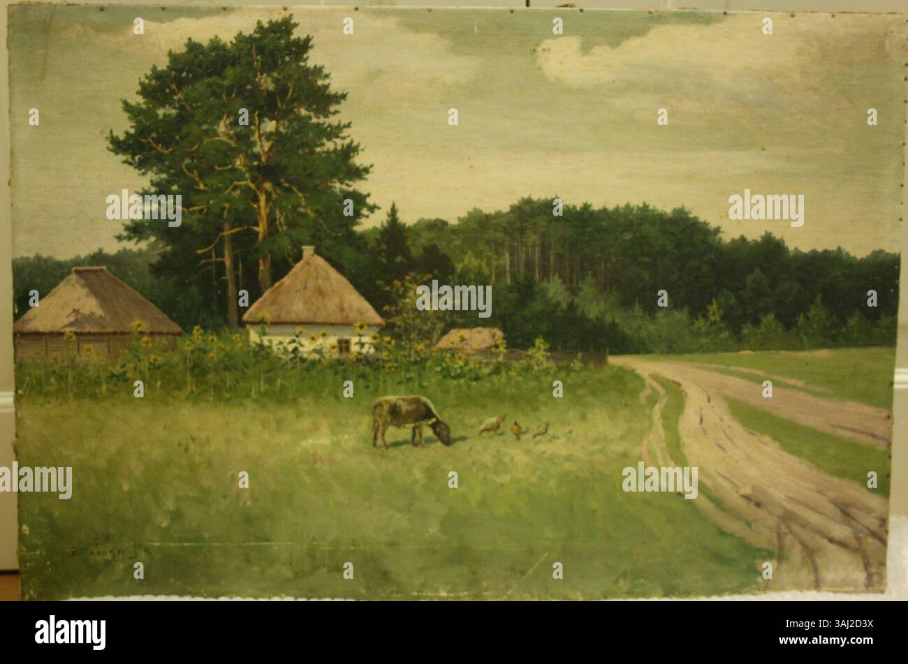 Maastik is an oil painting by Vladimir Makovsky, created during the ...