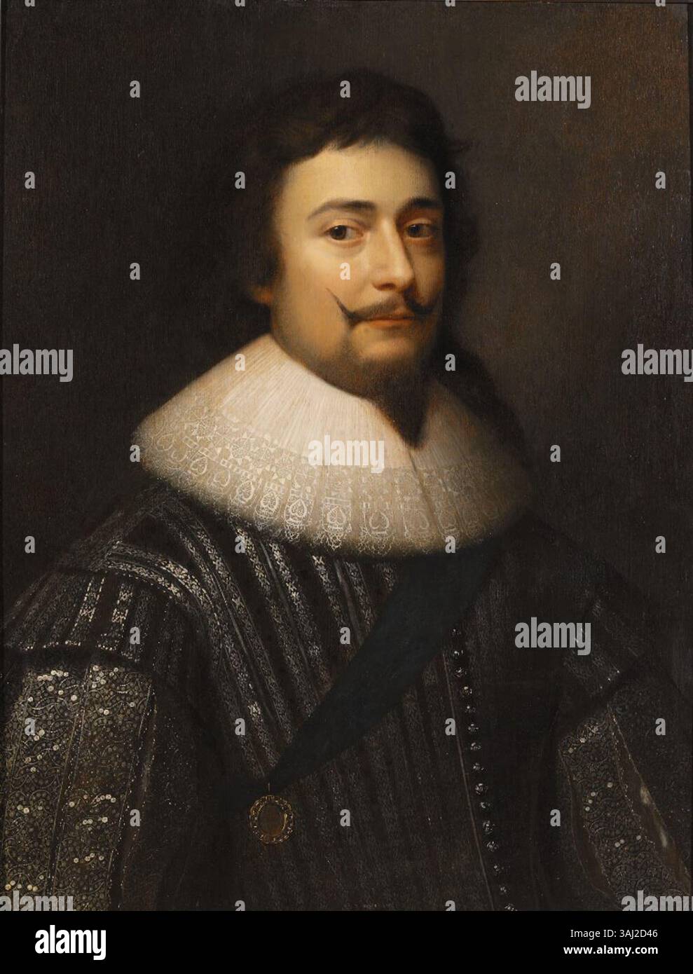 A portrait of Frederick V of Bohemia, painted between 1625 and 1635 by Michiel Jansz. van ...