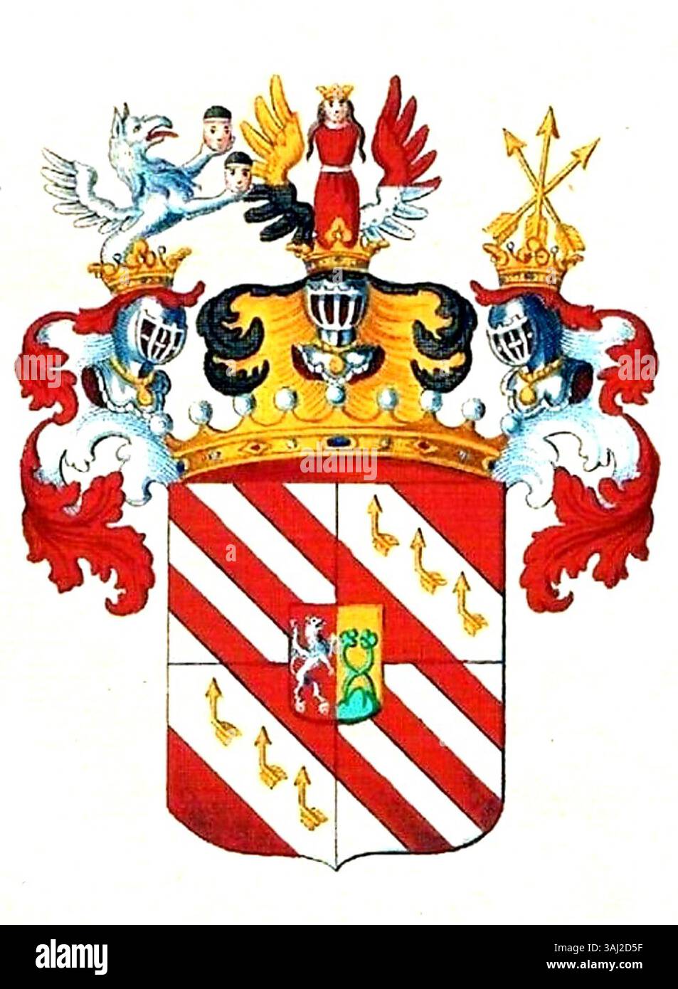 The Klebelsberg family coat of arms, from Siebmacher’s heraldic works ...