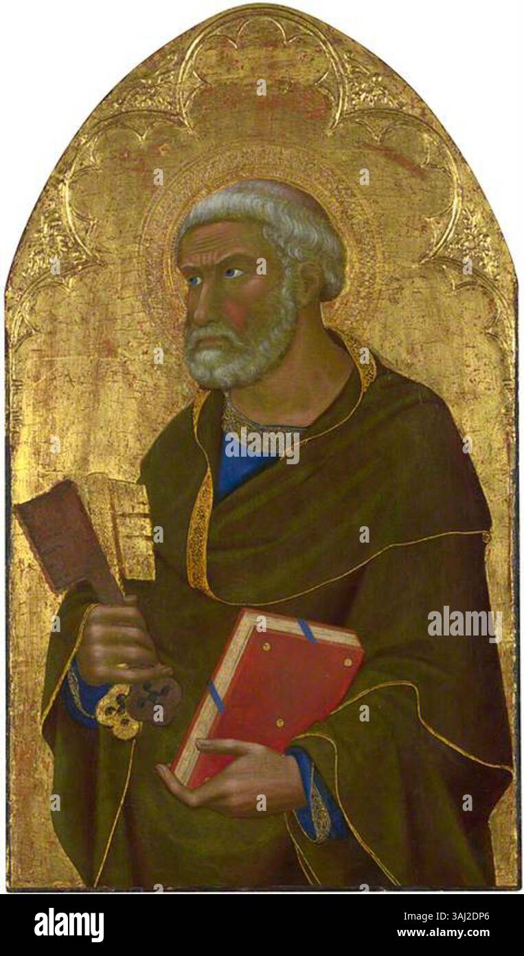 The Master of the Palazzo Venezia Madonna painted Saint Peter between ...