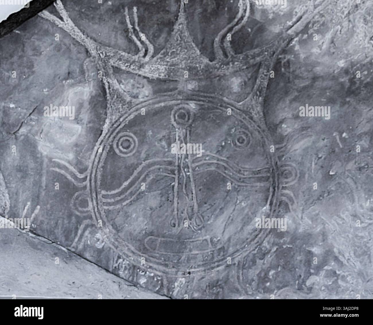 This figure from the Okunev culture, displayed in the Hermitage Museum ...