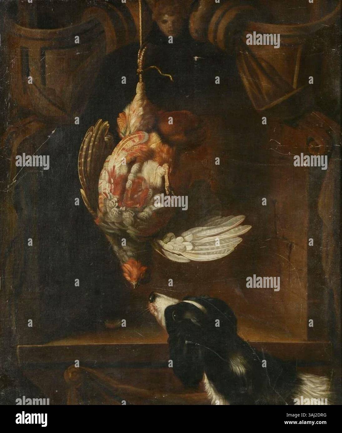 This oil on canvas painting from the circle of Enoch Seeman shows a ...