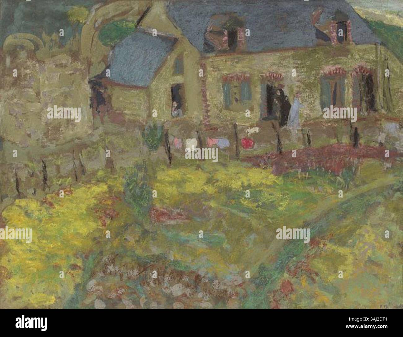 Édouard Vuillard’s 1909 work 'Breton House, Saint-Jacut' is created in ...