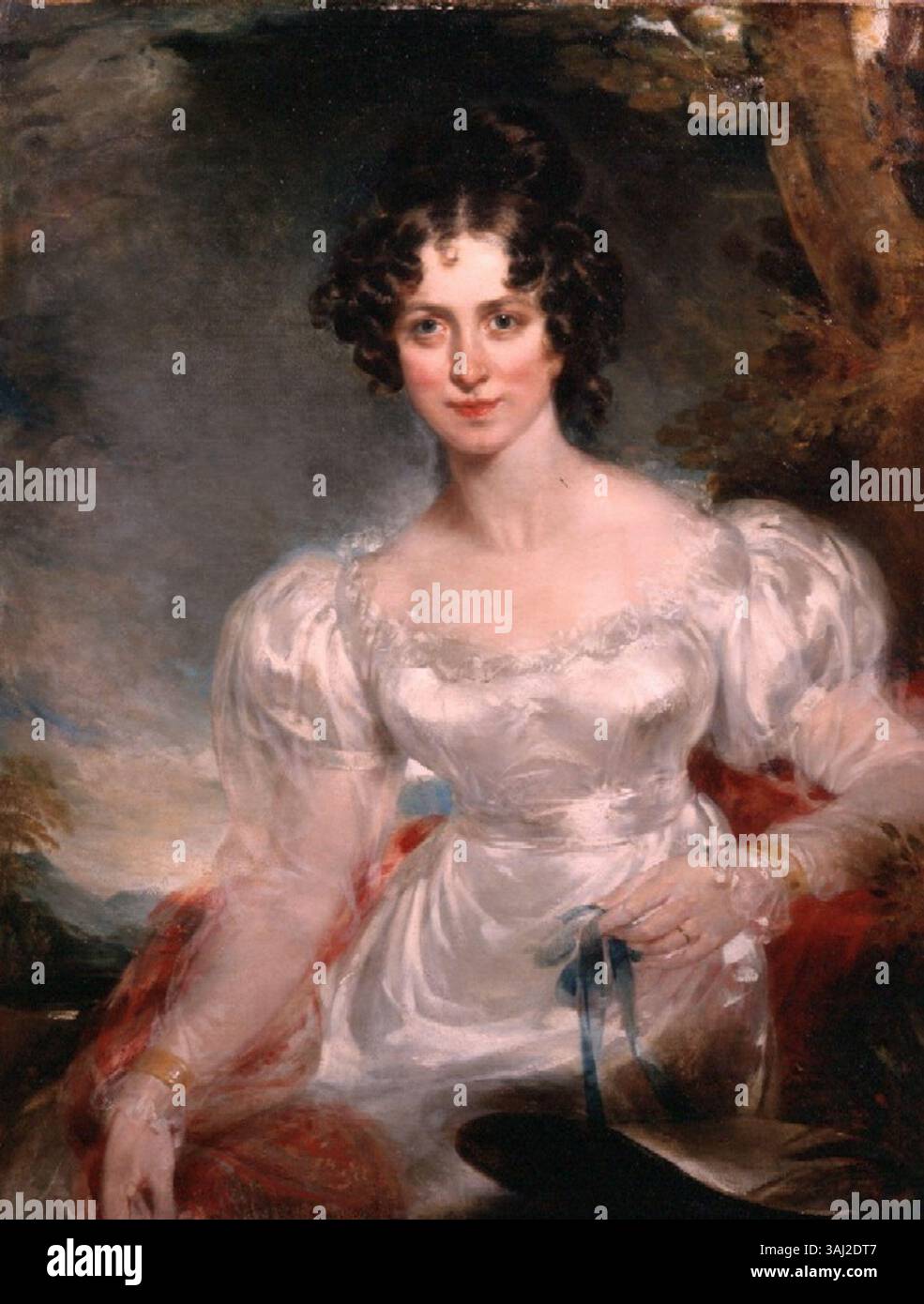 This portrait, painted by Sir Thomas Lawrence around 1825, depicts Lady ...