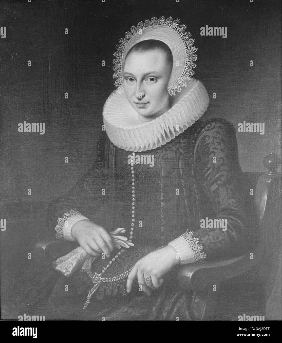 Portrait of a woman by Cornelis van der Voort, painted between 1600 and ...