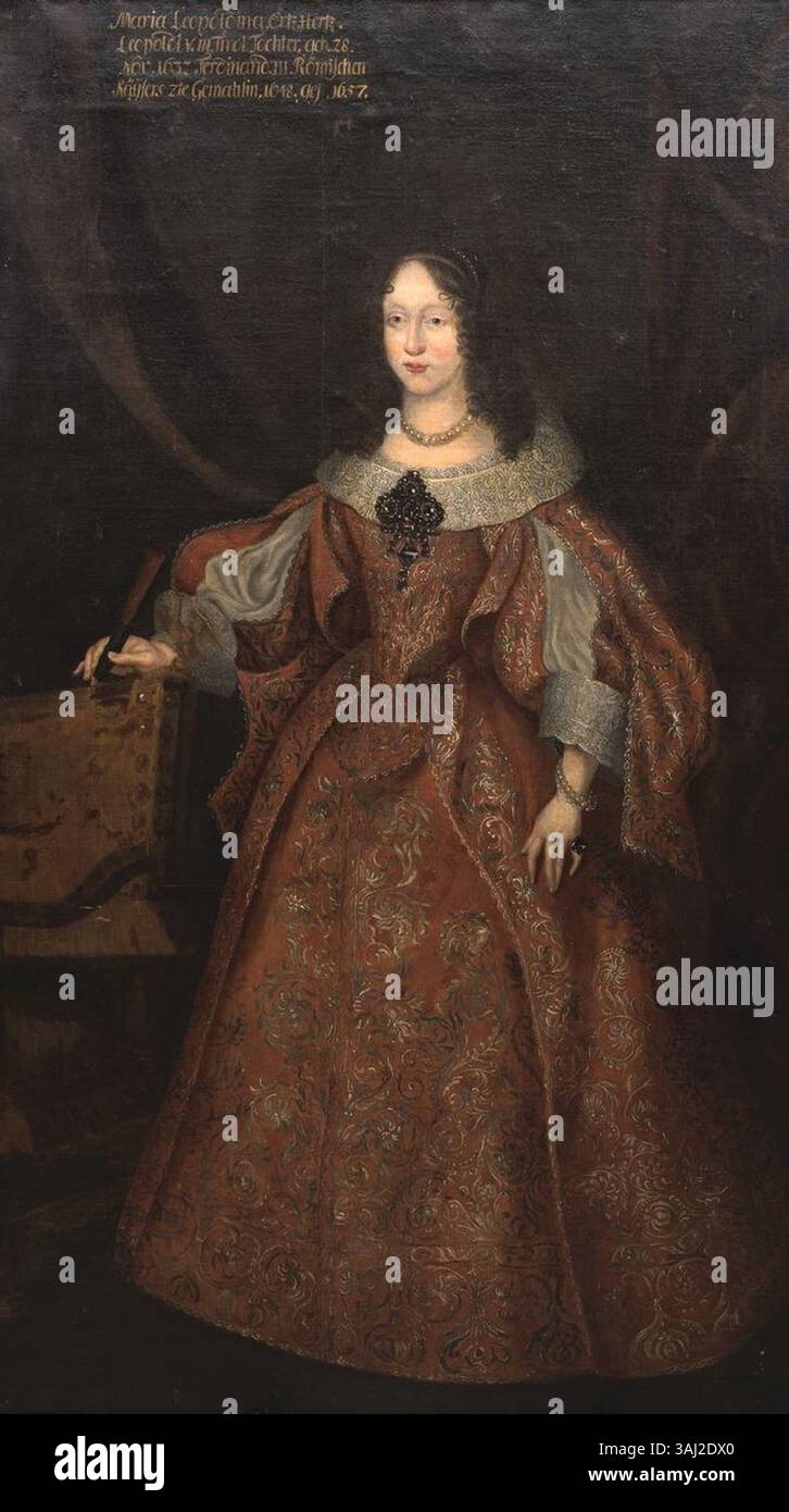 This portrait, attributed to the workshop of Frans Luyckx, depicts ...