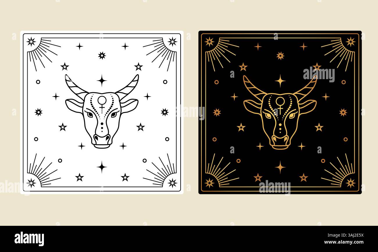 Taurus tarot hi-res stock photography and images - Alamy