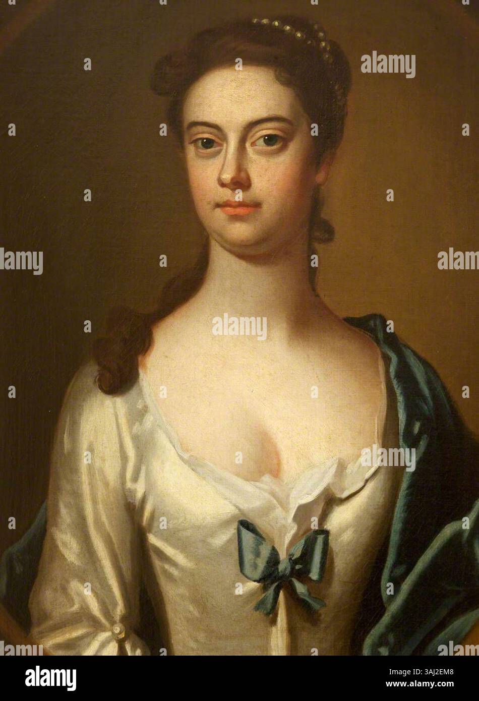 Attributed to Enoch Seeman, this portrait depicts Edith Phelips, also ...