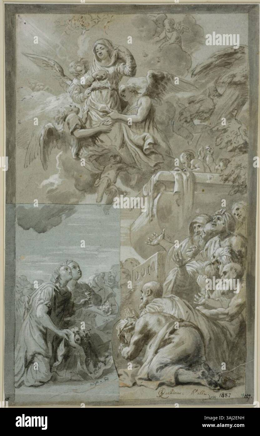 Jan Erasmus Quellinus' 'Ascension' (1662) is a religious oil painting ...