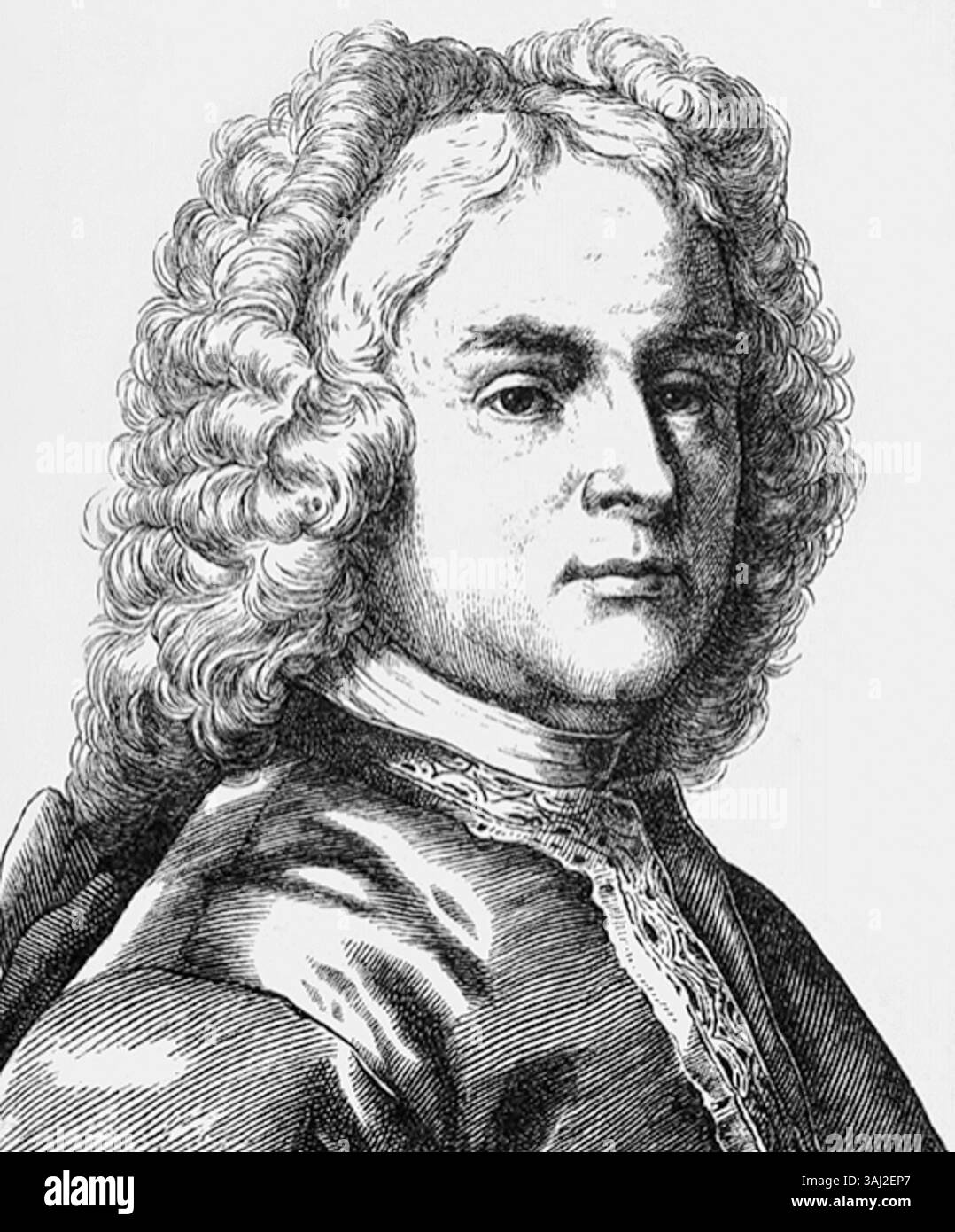 Ludwig Bechstein's 1854 portrait of George Frideric Handel, a ...