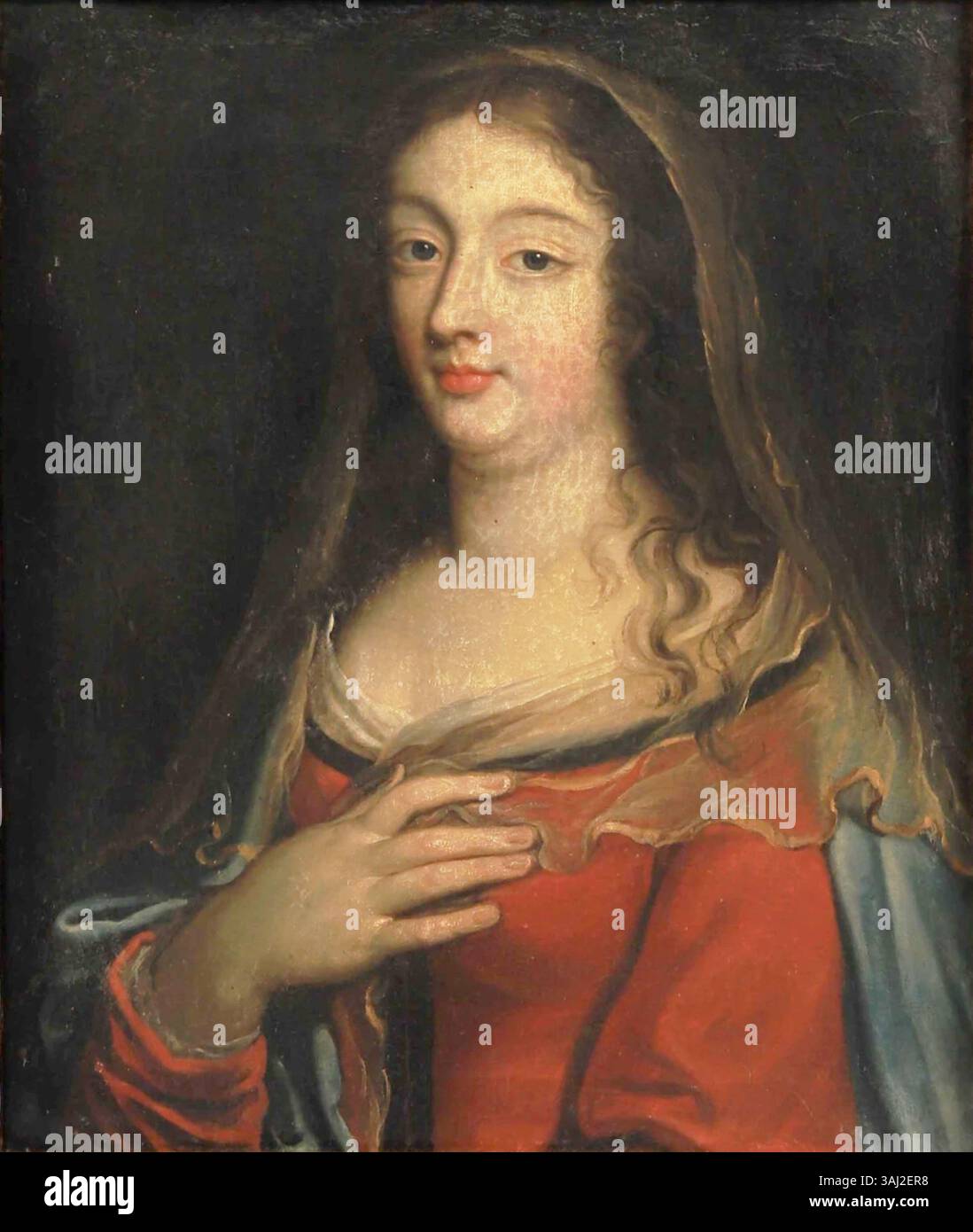 This 17th-century portrait, attributed to a follower of Jean Nocret ...