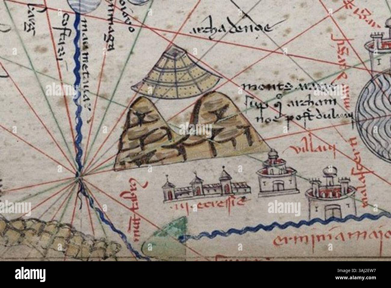 The Catalan Atlas, created by Cresques Abraham around 1375, depicts ...