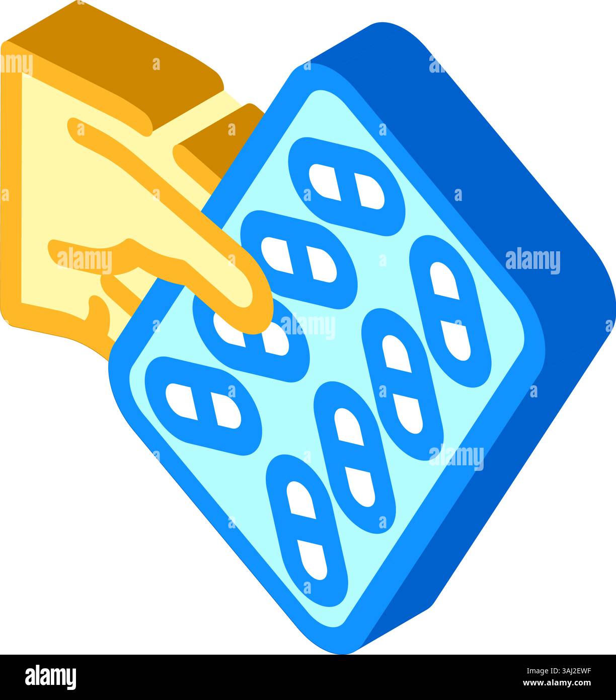medication dispensing pharmacist isometric icon vector illustration ...