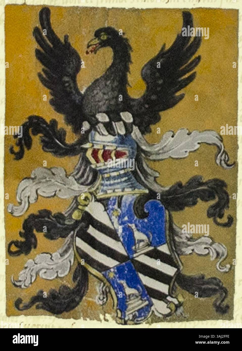 This 1531 coat of arms of the Taverna family represents the noble ...