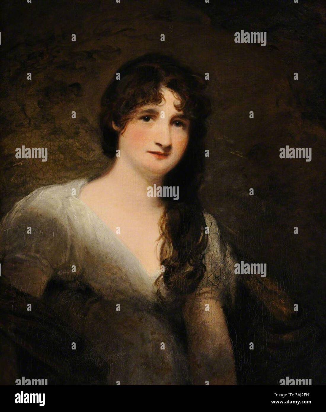 This portrait, painted between 1800 and 1829, depicts Mary McKenzie ...