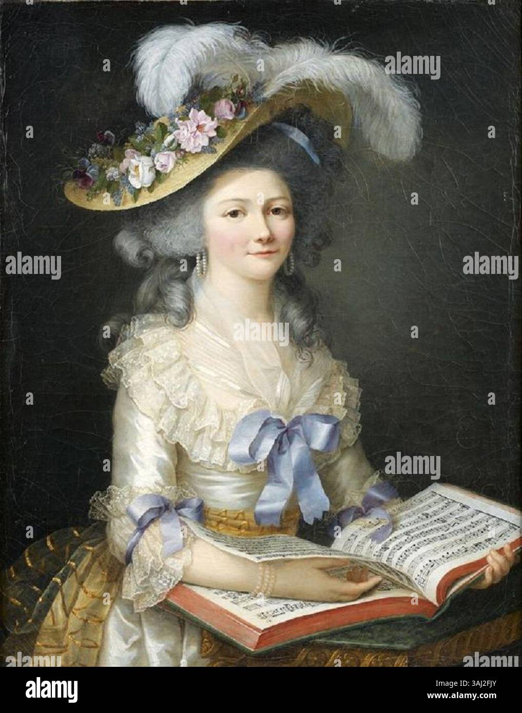 An 18th-century presumed portrait of Francoise de Taulong, painted by ...