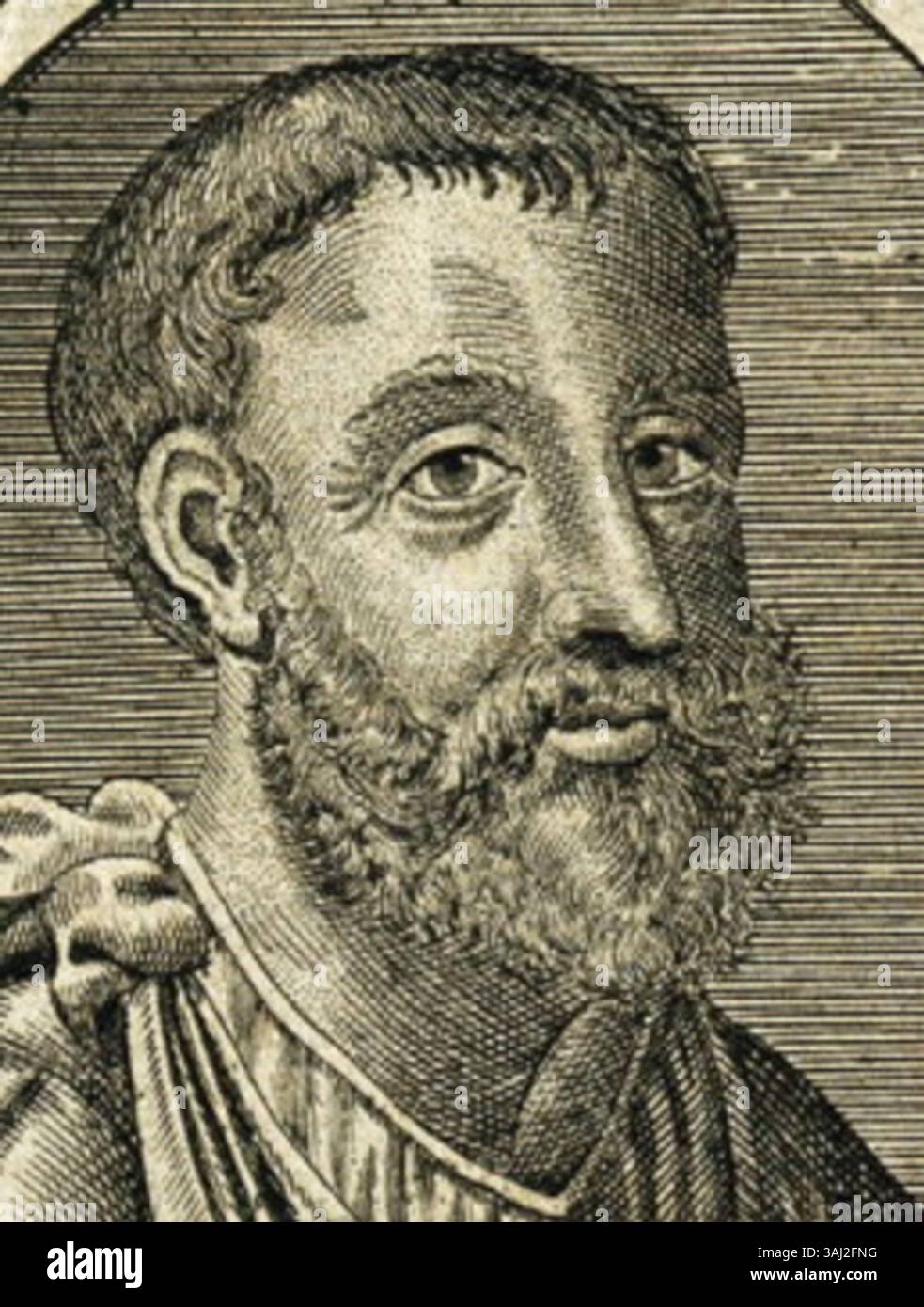 Portrait of Galen, an influential physician from antiquity, engraved by ...