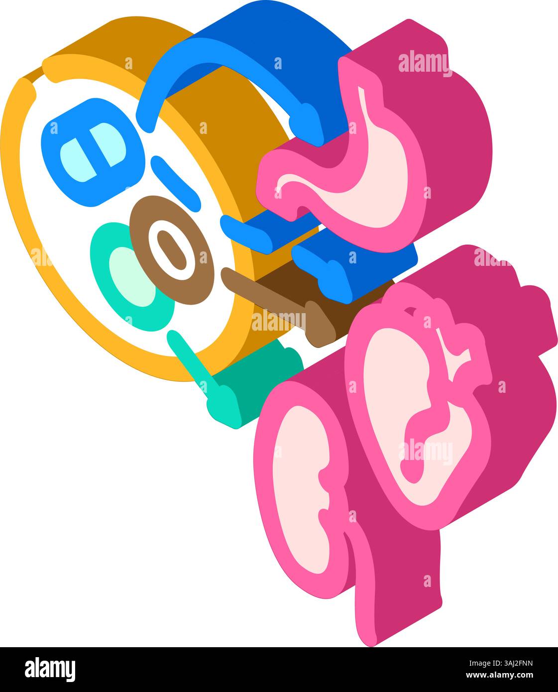 drug interaction pharmacist isometric icon vector illustration Stock ...