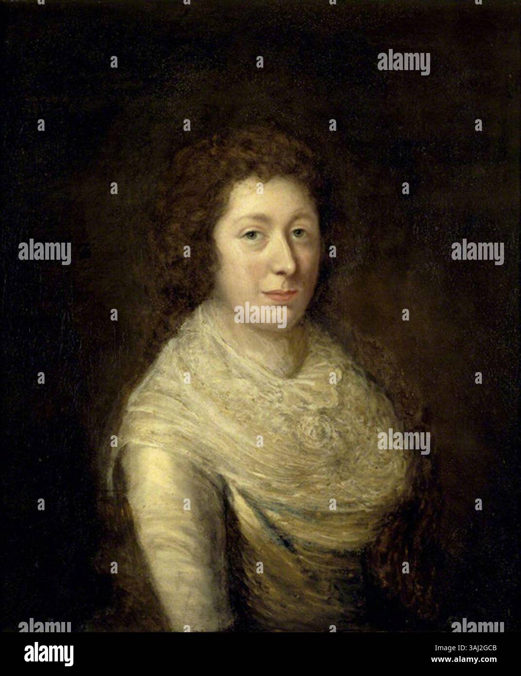 This circa 1800 portrait from the British (English) School depicts Sarah Smith, the wife of ...