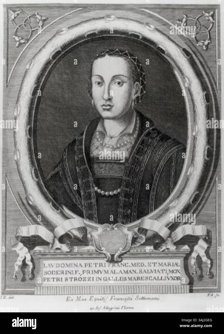 This engraving by Francesco Allegrini, after the original by Zocchi ...