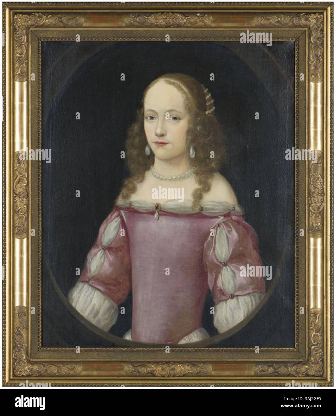 Friese School portrait of Maria Vegilin van Claerbergen, painted in ...