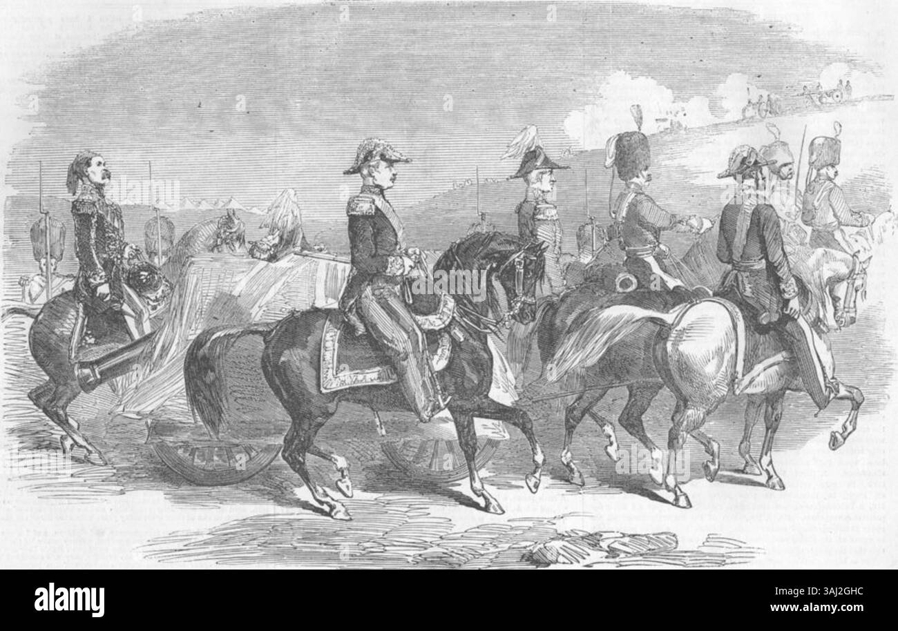 This 1855 sketch, published in 'The Illustrated London News,' depicts ...