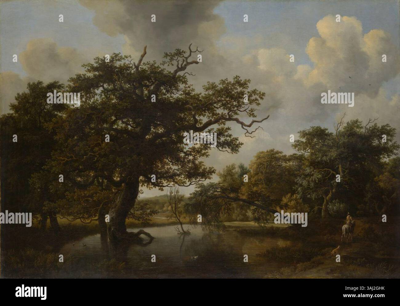 Meindert Hobbema’s 1662 painting 'The Old Oak' captures a majestic oak ...
