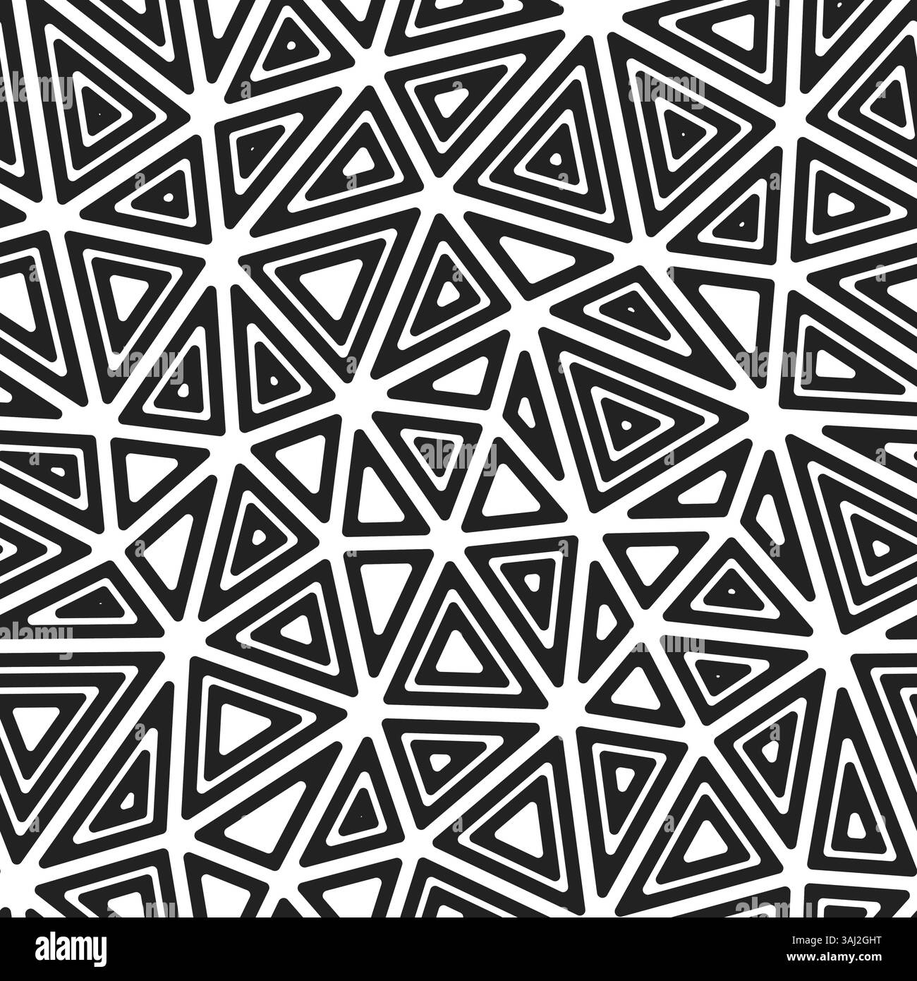 Abstract Background With Geometric Mosaic Shapes Multiple Repeated Inner Triangles Large