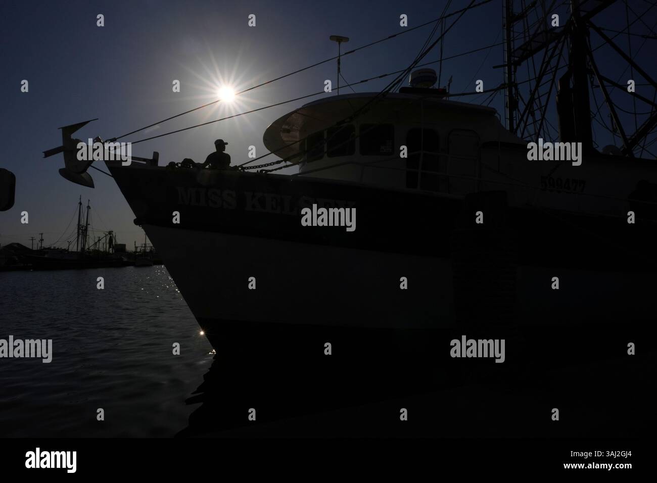 Shrimp boat Miss Kelsey, owned by Craig Wallis of W&W Dock and Ice is ...