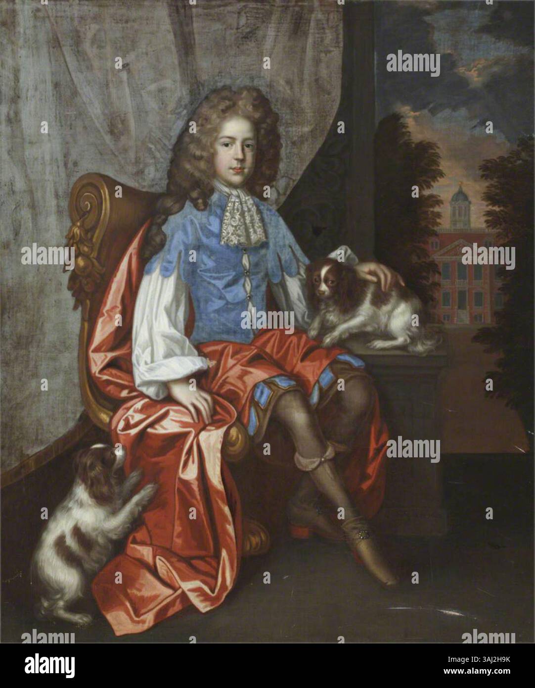 Portrait of John Astley, aged 13, painted by John Closterman’s circle ...
