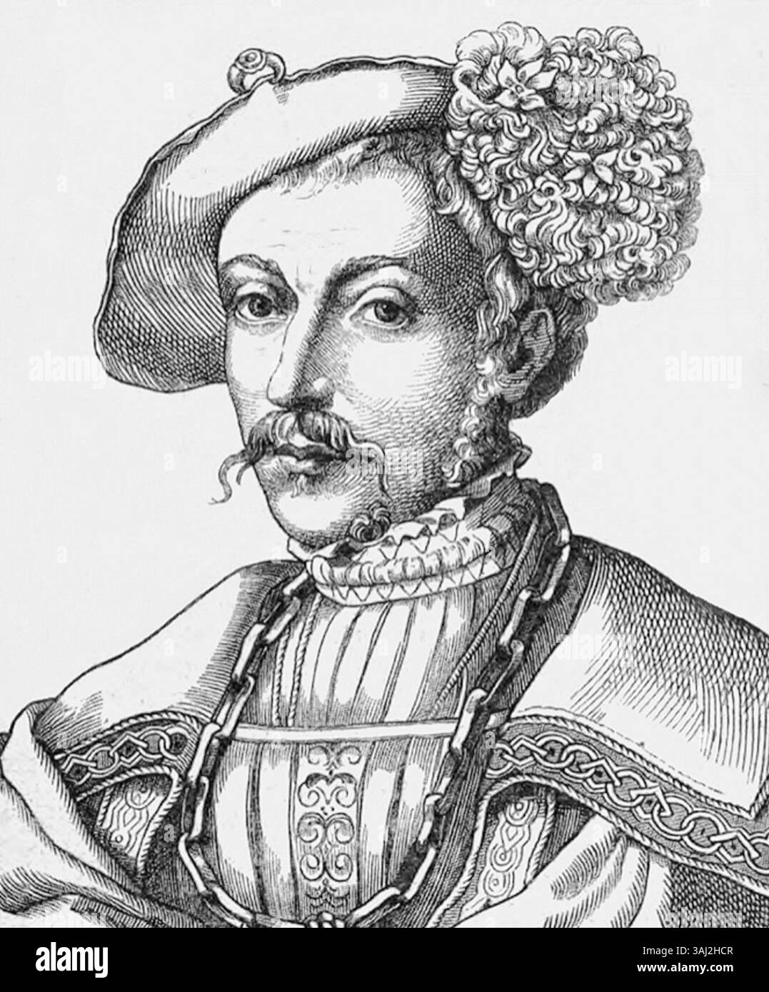 The portrait of Philip I, Landgrave of Hesse, a key figure in the Holy ...