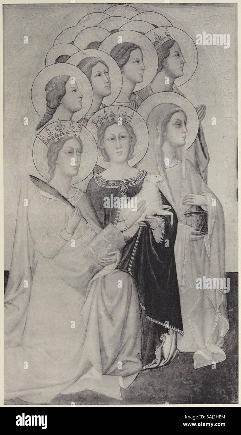 This painting by Paolo di Giovanni Fei, created around 1400, depicts a ...