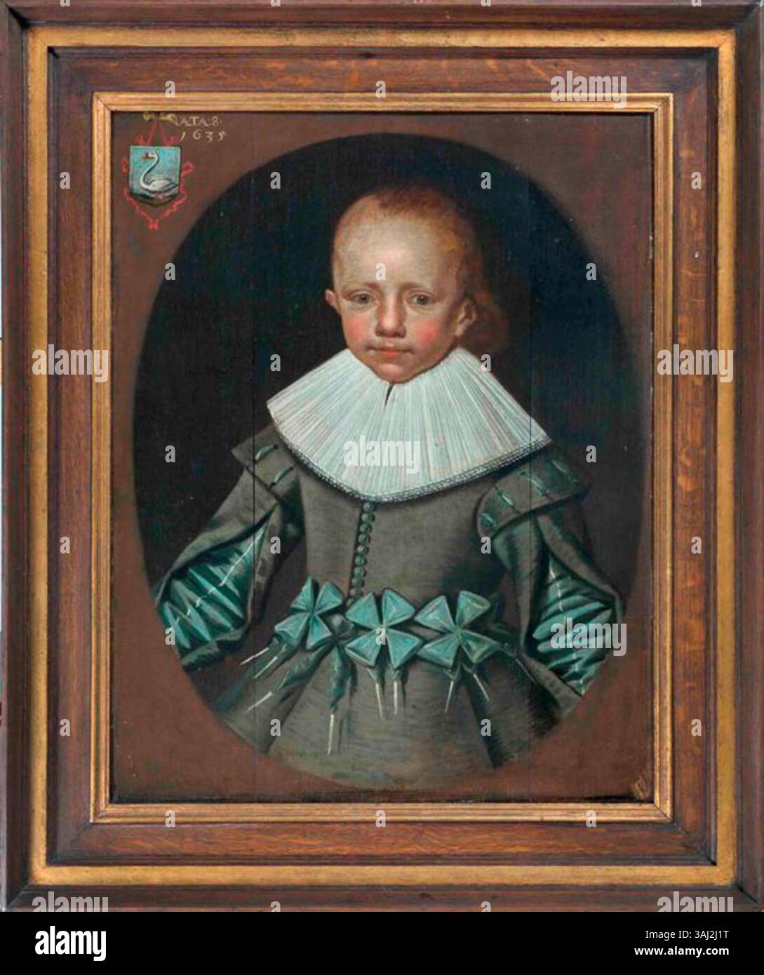 This 1635 oil on panel painting by an anonymous artist depicts Douwe ...