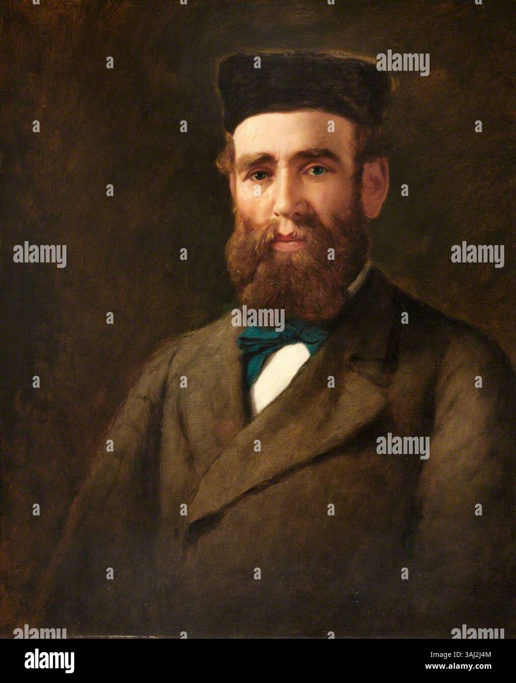 This portrait, painted between 1870 and 1899 by an anonymous British ...