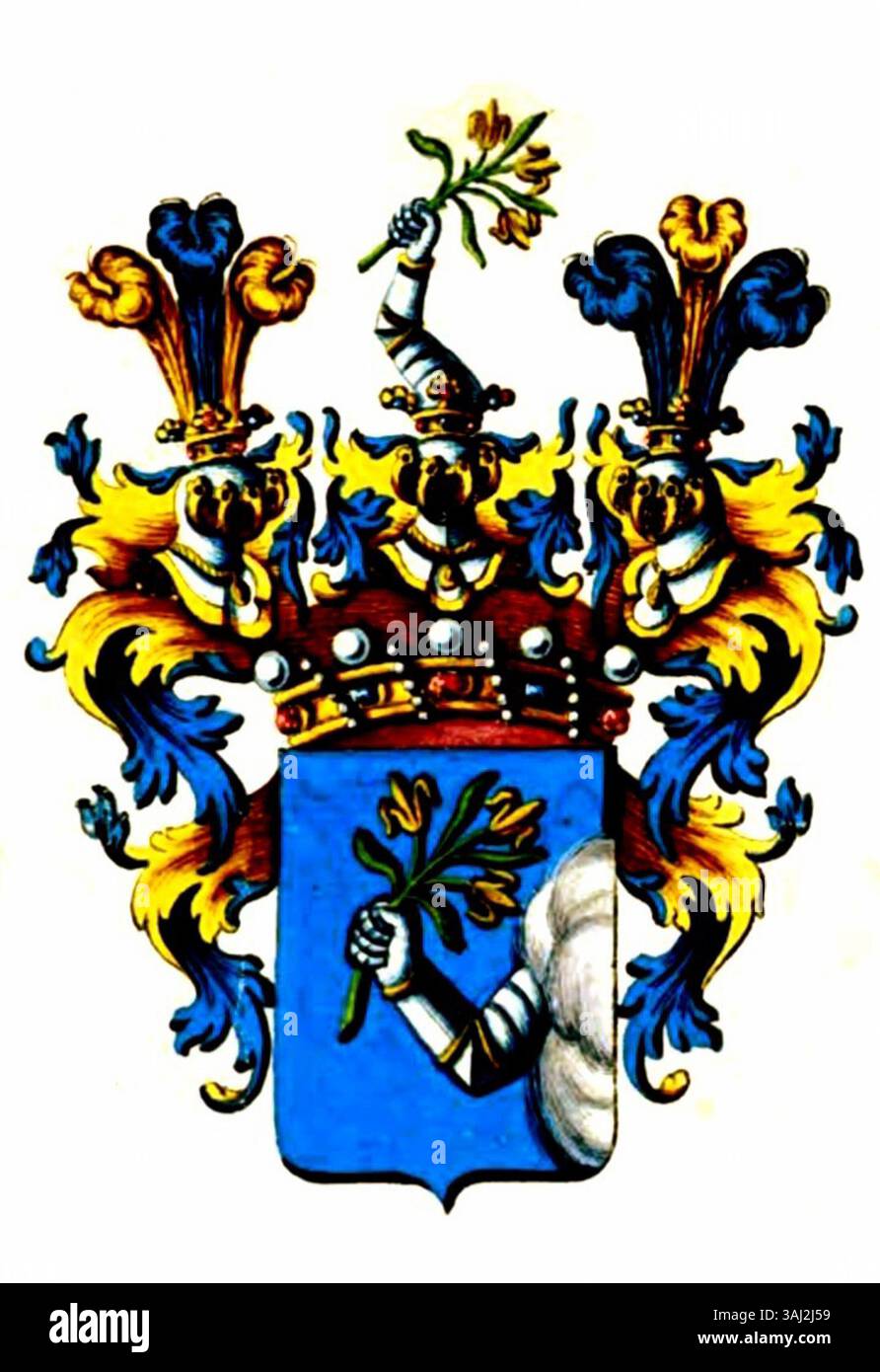 The Salmuth Freiherr-Wappen, dated April 23, 1818, is a heraldic design ...