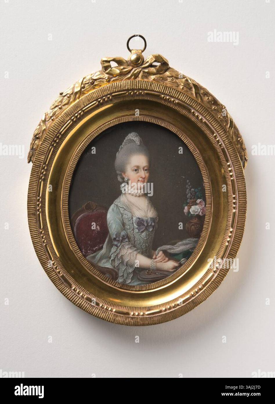 The portrait by Wilhelm Andreas Müller (1733–1816) portrays Juliane ...