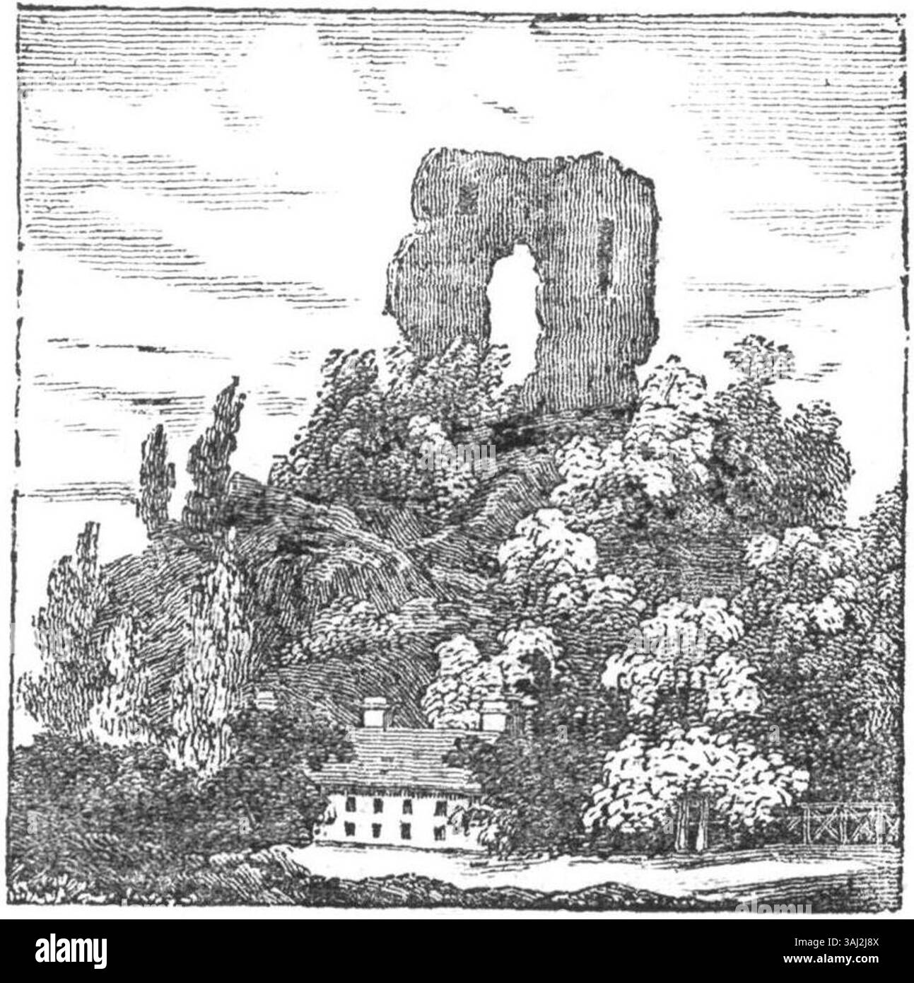 This image features Castleknock Castle, located near Dublin, Ireland ...