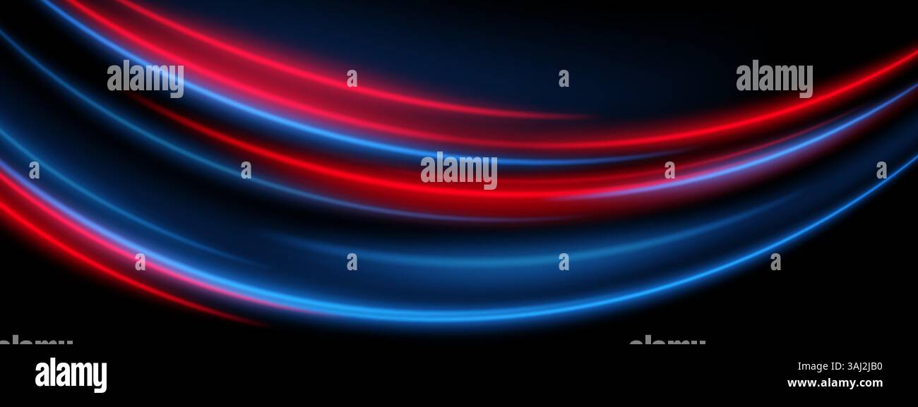 Radiant tunnel lines. Pink and blue streaks converge into high-speed ...