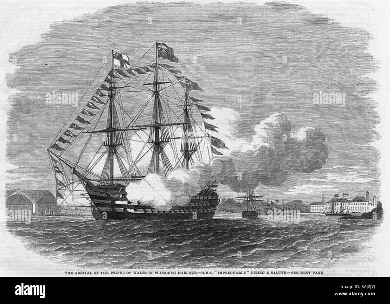 This 1860 illustration from The Illustrated London News depicts the ...