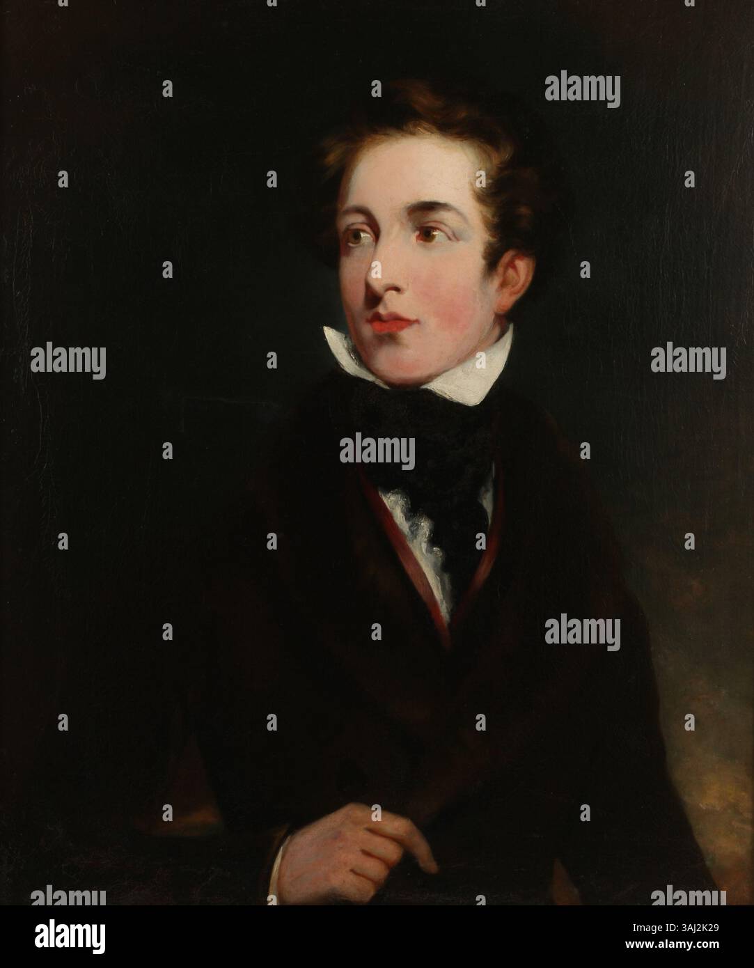 A portrait painting of Mister Hasting by Thomas Lawrence, created ...